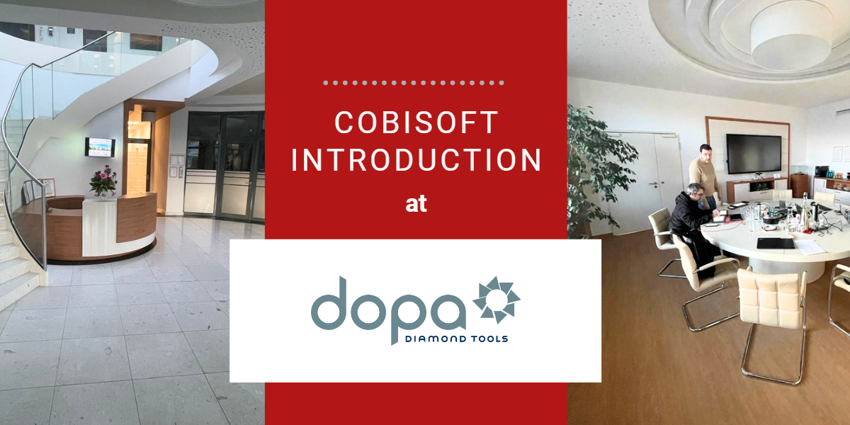 COBISOFT introduction at dopa diamond tools – COBISOFT